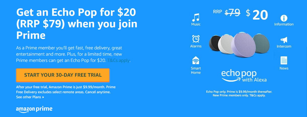 Start your 30-day free trial and gain full access to Amazon Prime ...